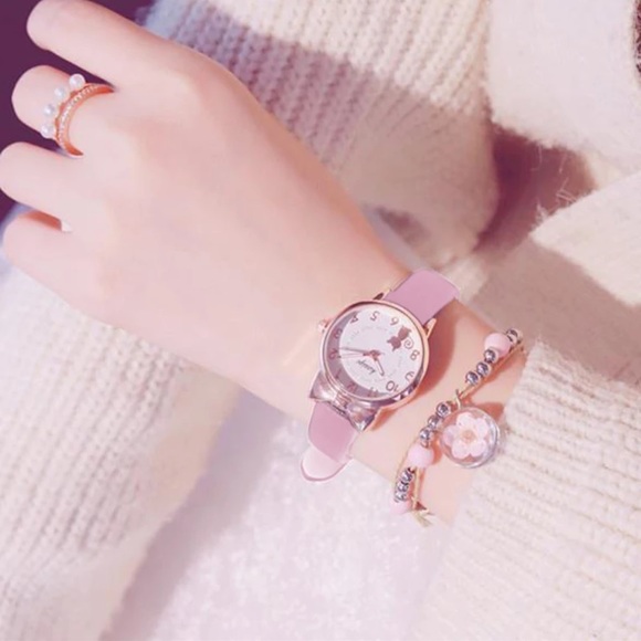eolzzang | Accessories | New Cute Fashion Little Girl Watch Kitty ...